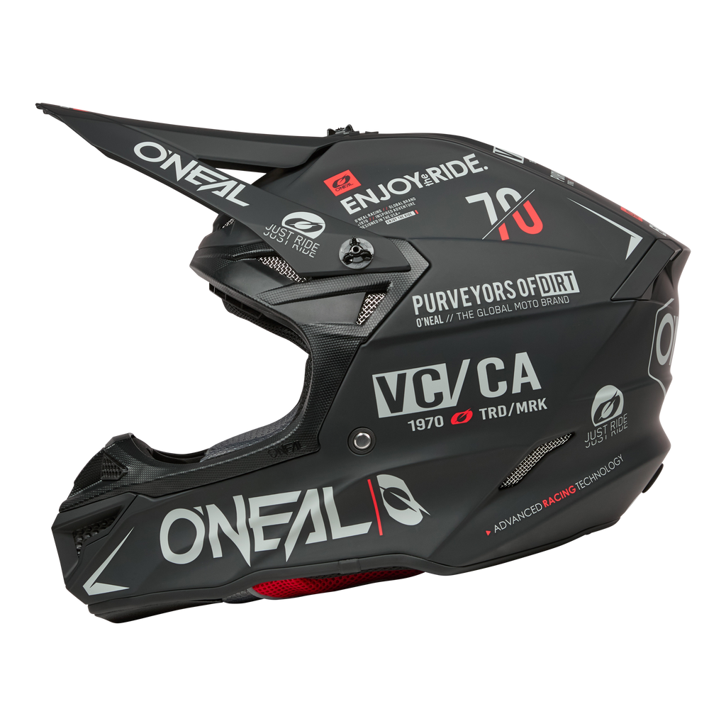 5 SRS Brand Helmet Black/Gray – O'NEAL