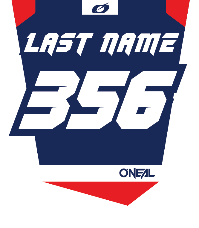 Hardwear Air Slam White/Blue/Red Jersey - Custom – O'NEAL